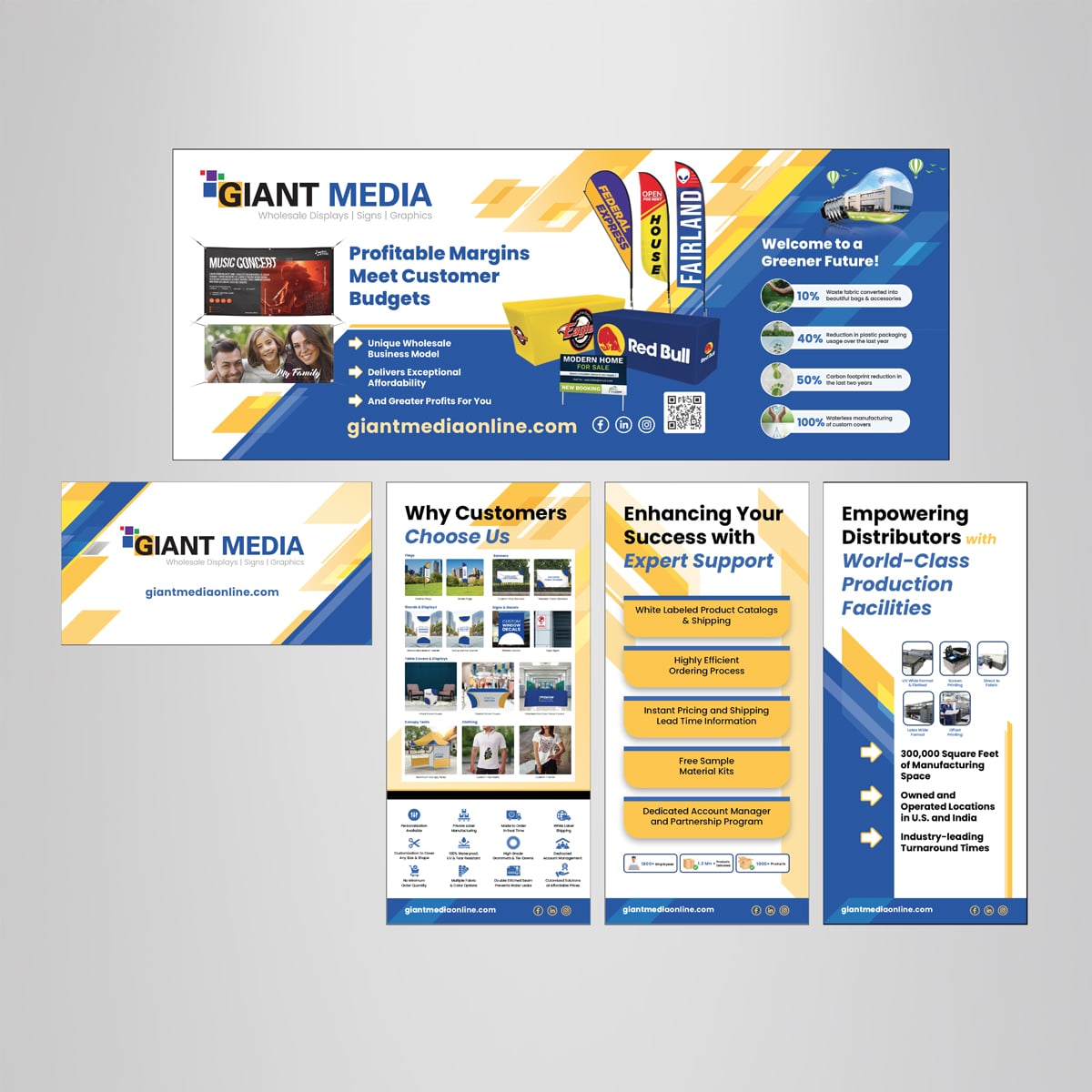 Tradeshow Graphics for Giant Media - Pentone Creative